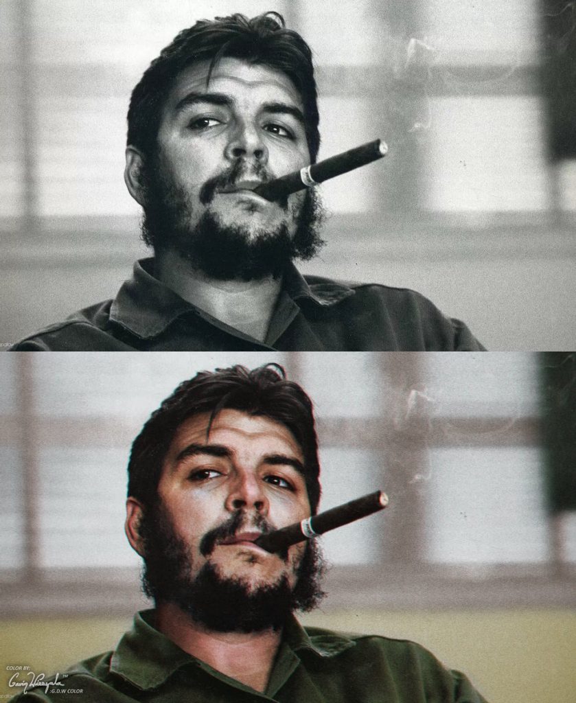 Ernesto Che Guevara smokes cigar – color photos – The CigarMonkeys Ernesto Che Guevara smokes cigar – color photos – The CigarMonkeys
